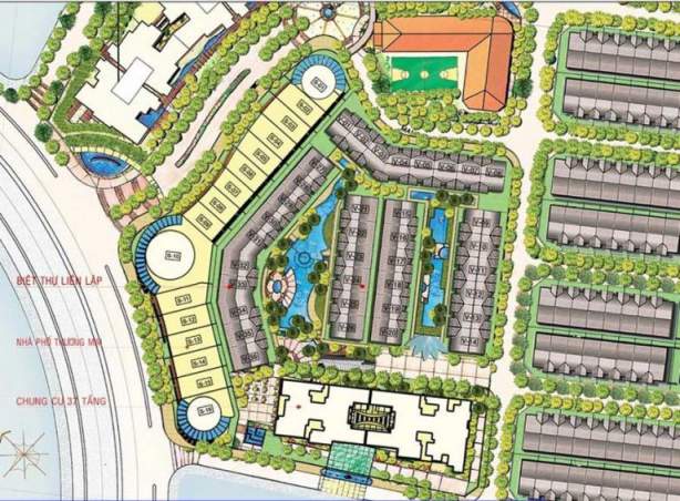 Opal Saigon Pearl belongs to luxury complex of Saigon Pearl